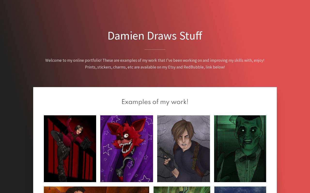 Damien Draws Stuff Gallery